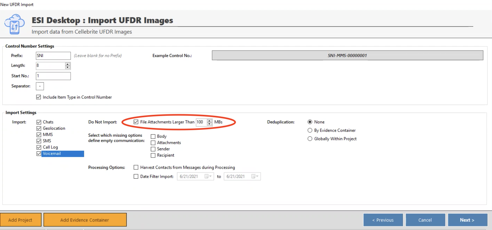 CloudNine Analyst: Complete Walkthrough of Importing a UFDR Into CloudNine Analyst